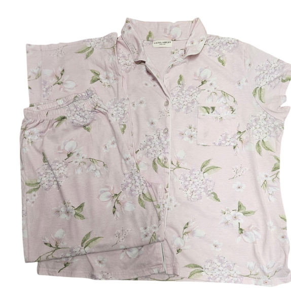 Laura Ashley | Intimates & Sleepwear | 2 Pc Laura Ashley Pajama Set ...